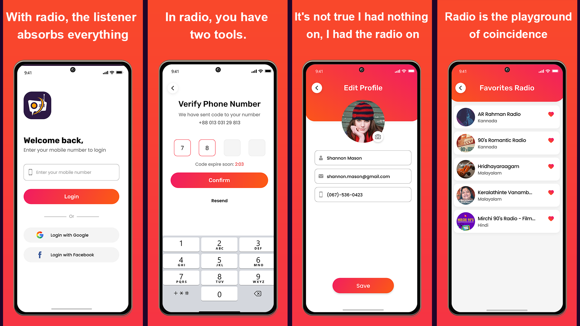 DTRadio - Online Radio flutter (iOS - Android) full application with admin panel by DivineTechs